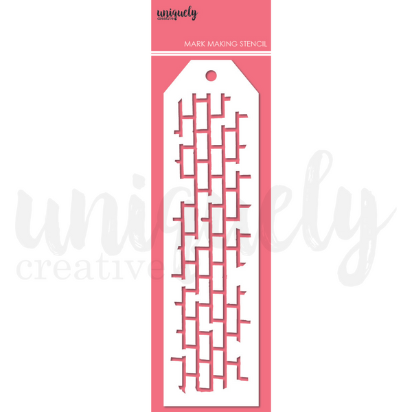 Mortar Mark Making Stencil | Craft Stencils | Uniquely Creative