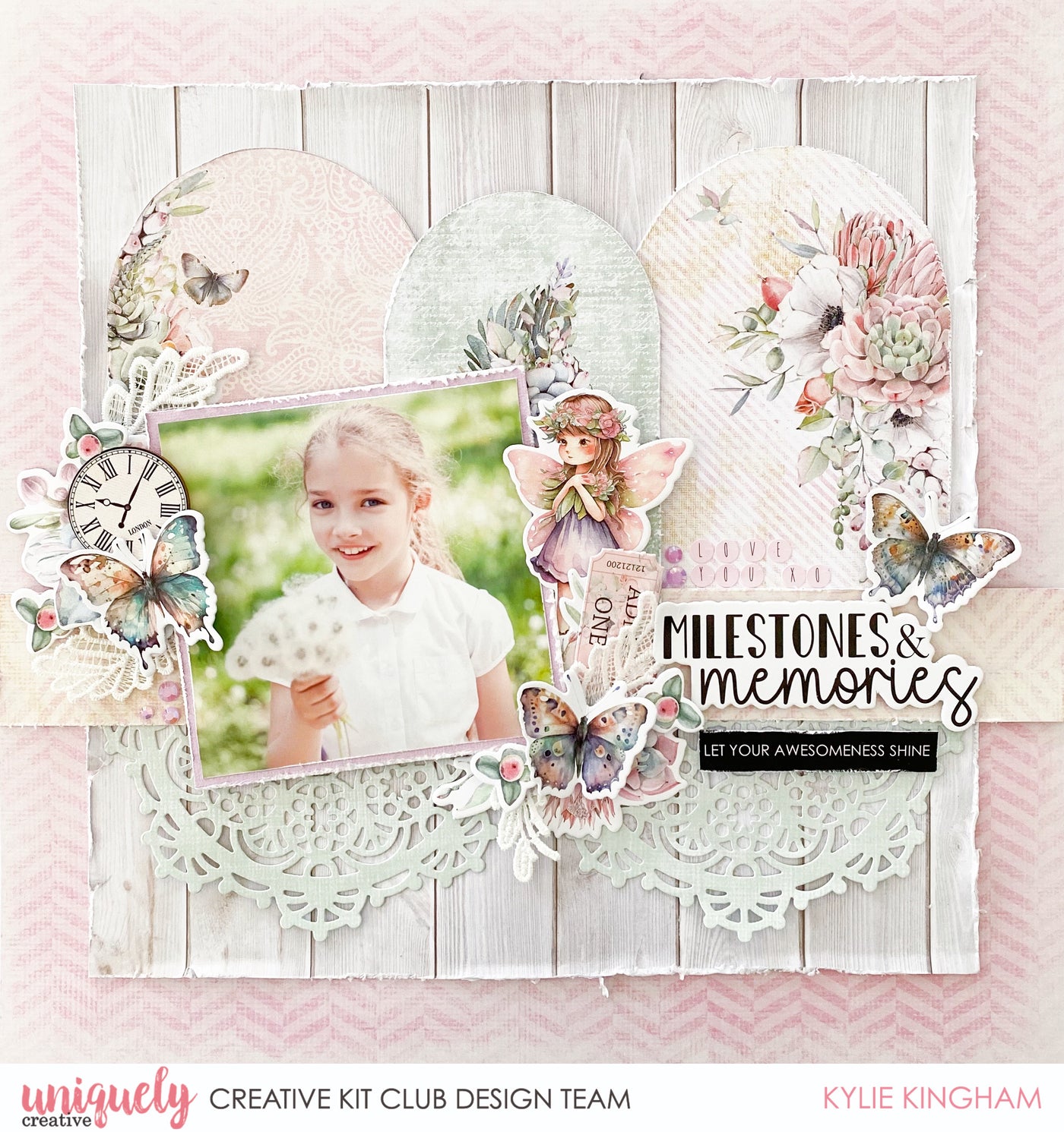Milestones & Memories Tutorial - Kylie Kingham - Uniquely Creative