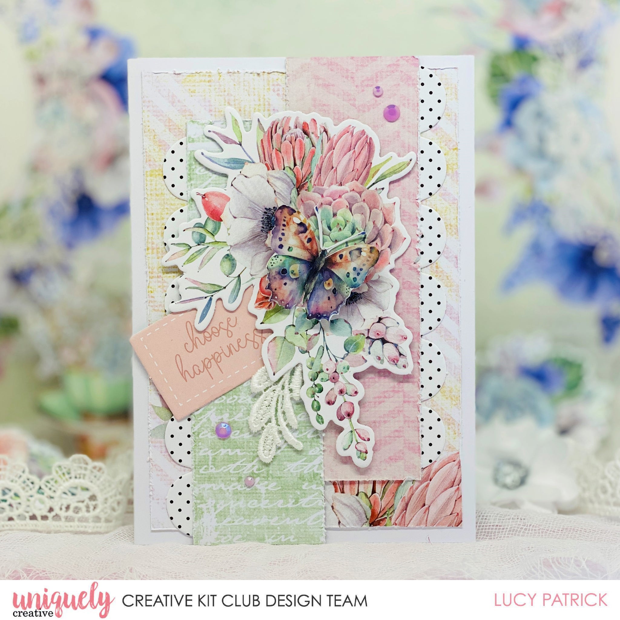 Choose Happiness Tutorial - Lucy Patrick - Uniquely Creative