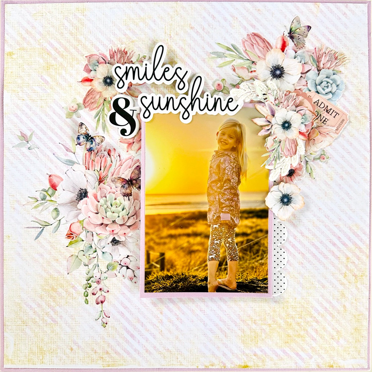 Smiles & Sunshine Tutorial - Sarah-Jane Ogle - Uniquely Creative