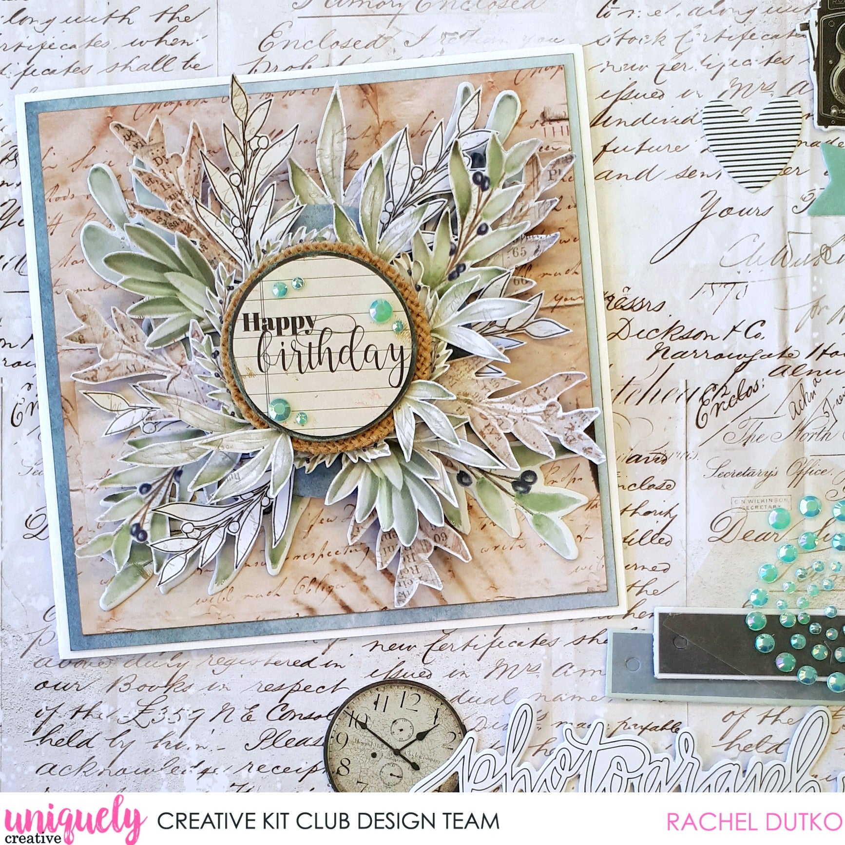 Happy Birthday Card - Rachel Dutko - Uniquely Creative