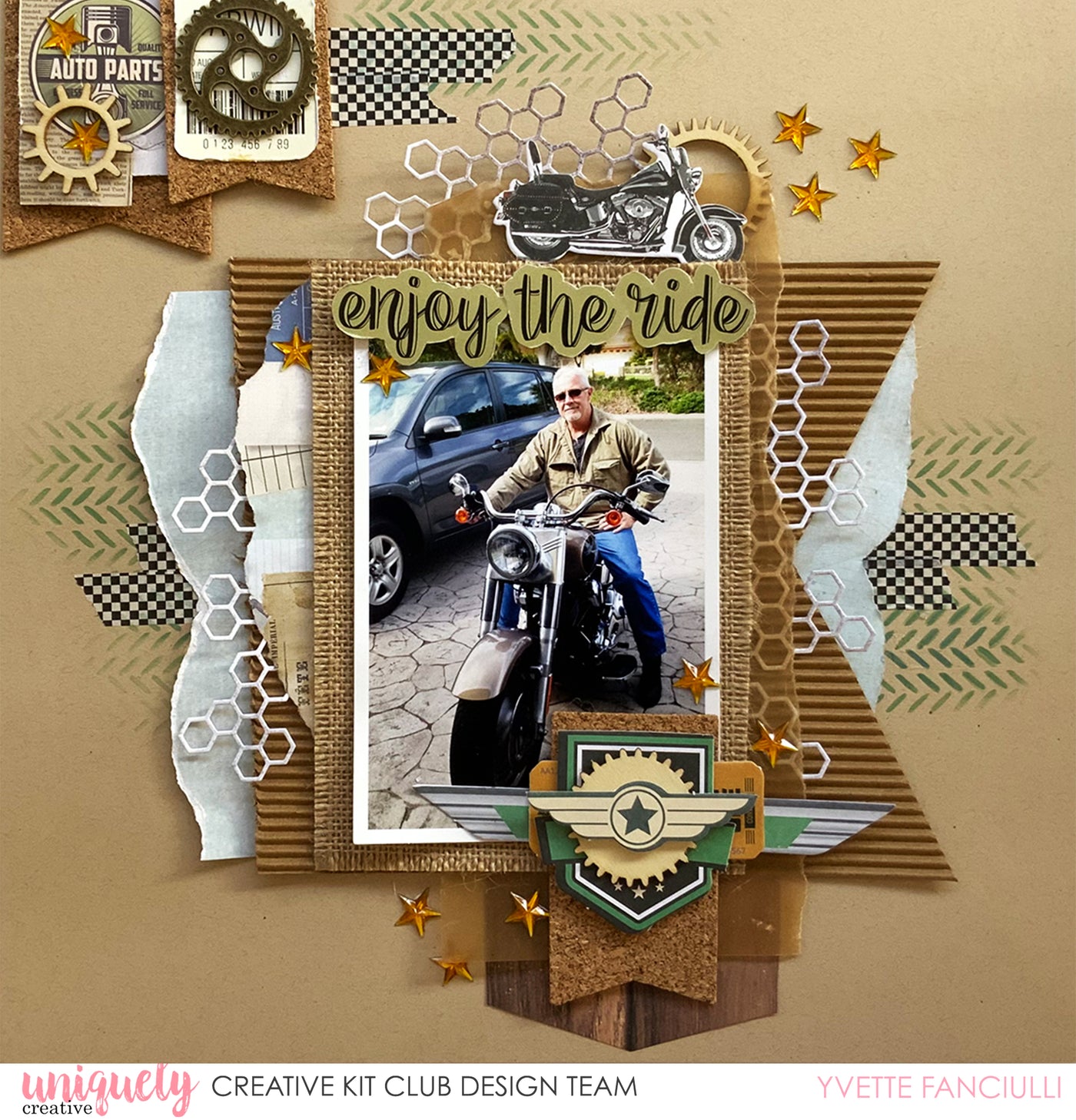 Using Layering in Your Scrapbook Layouts - Uniquely Creative
