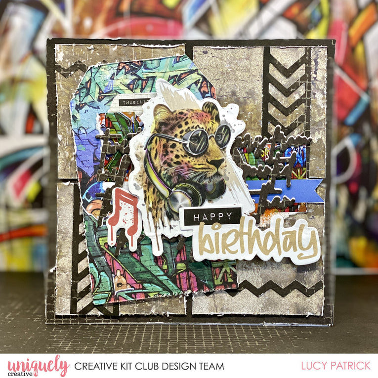 Grungy Birthday - Lucy Patrick - Uniquely Creative