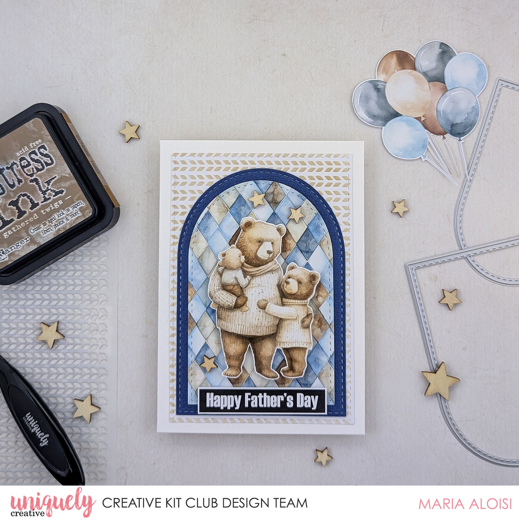 HAPPY FATHER'S DAY CARD - MARIA ALOISI - Uniquely Creative