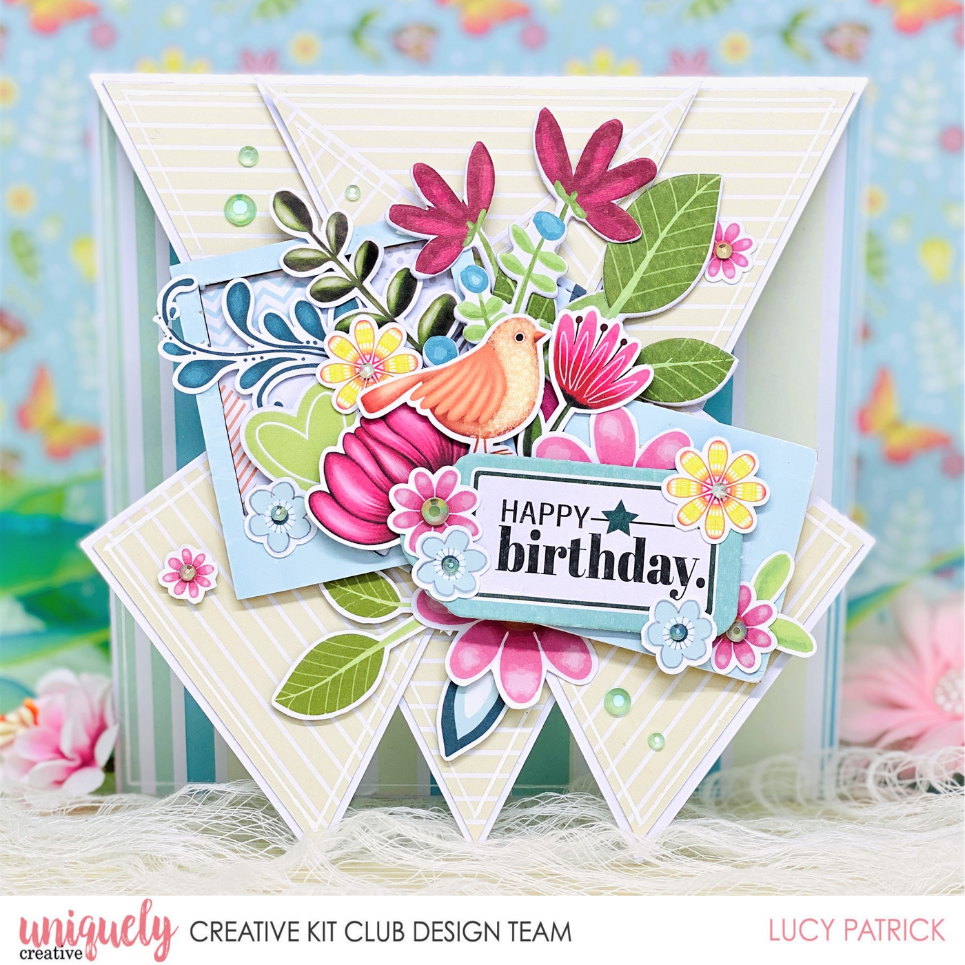 Happy Birthday Birdie - Lucy Patrick - Uniquely Creative