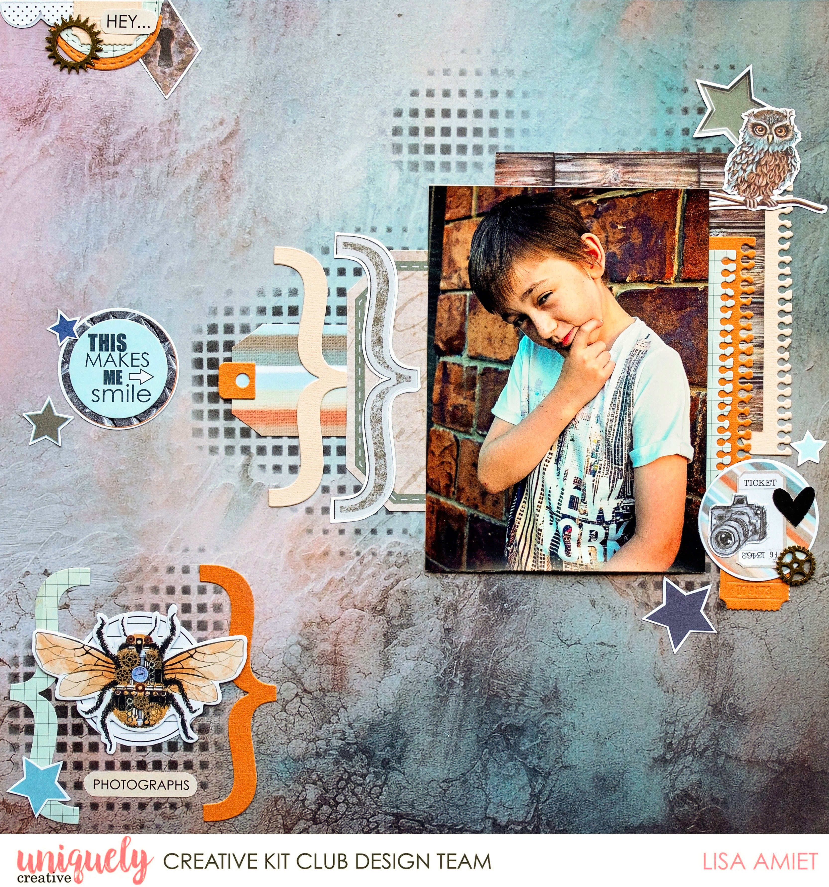 This Makes Me Smile - Lisa Amiet - Uniquely Creative