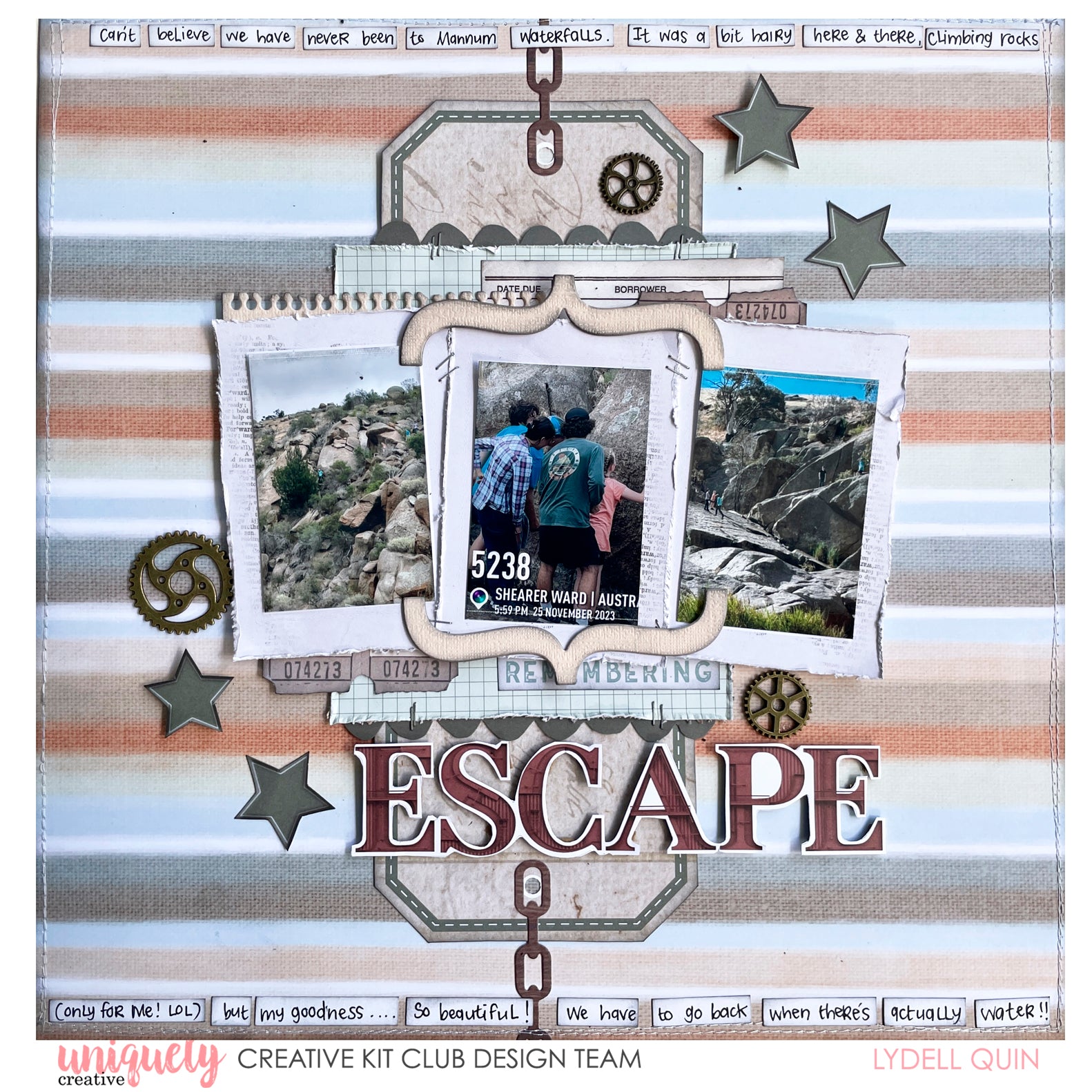 Escape Page On A Page - Lydell Quin - Uniquely Creative
