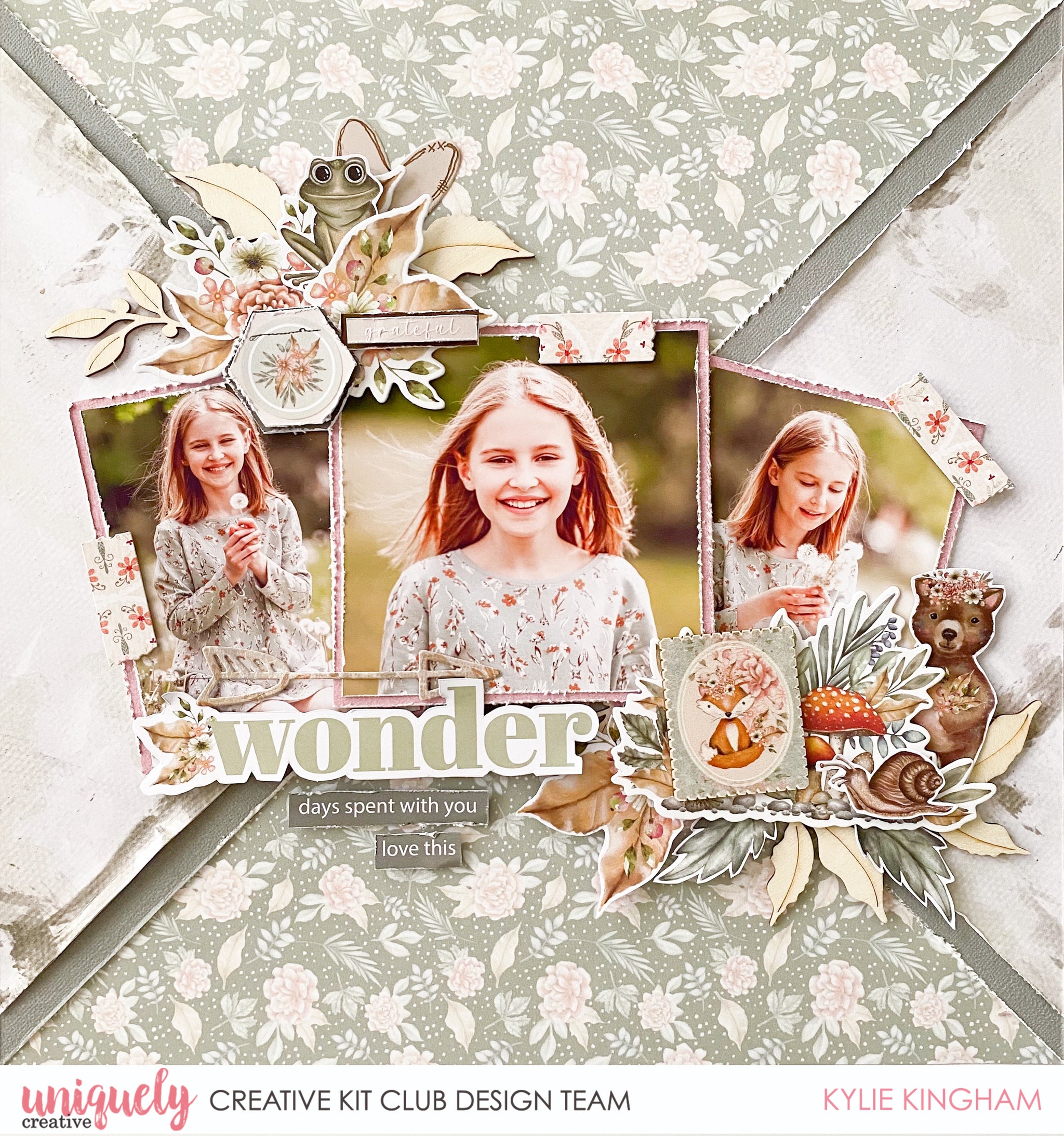 Wonder Layout - Kylie Kingham - Uniquely Creative