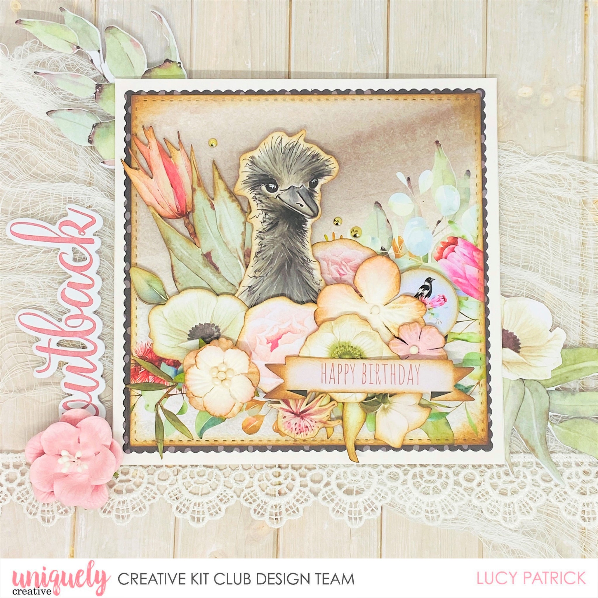 Happy Birthday - Card Tutorial | Uniquely Creative