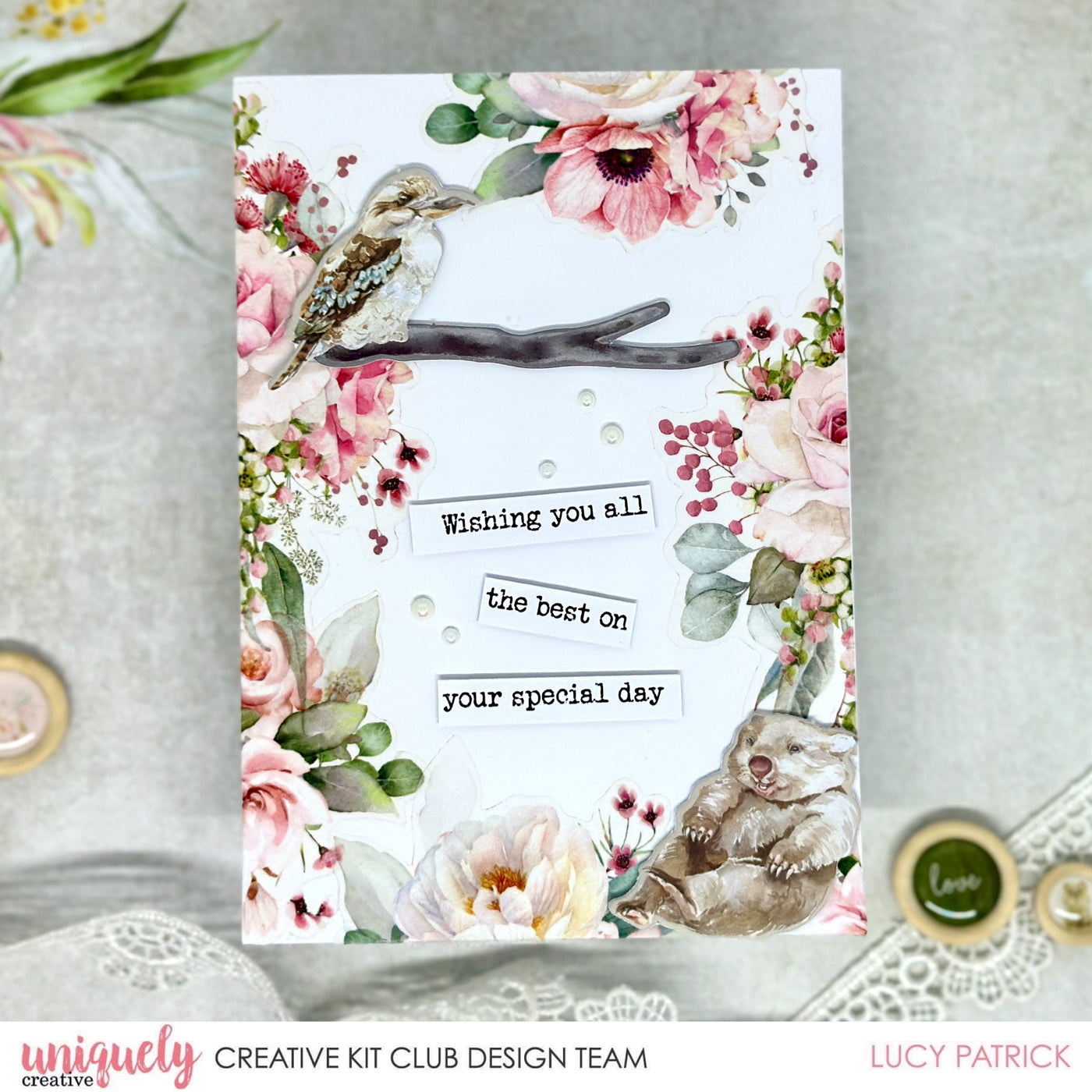 On Your Special Day Tutorial - Lucy Patrick - Uniquely Creative