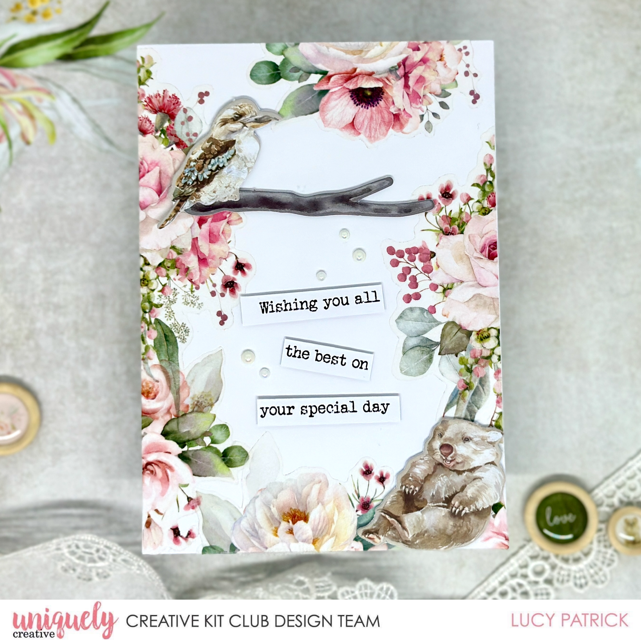 On Your Special Day Tutorial - Lucy Patrick - Uniquely Creative