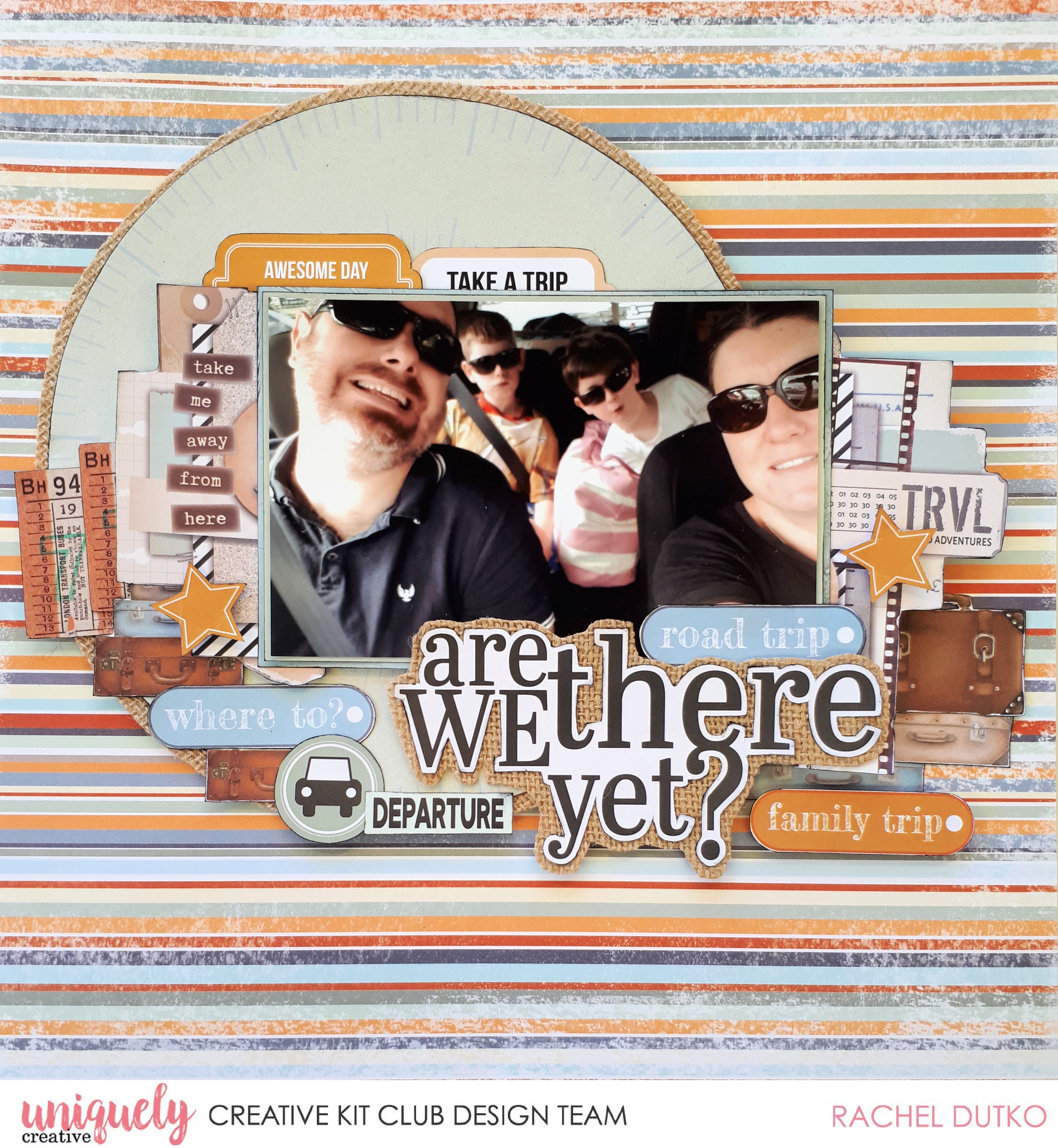 Are We There Yet? Tutorial - Rachel Dutko - Uniquely Creative