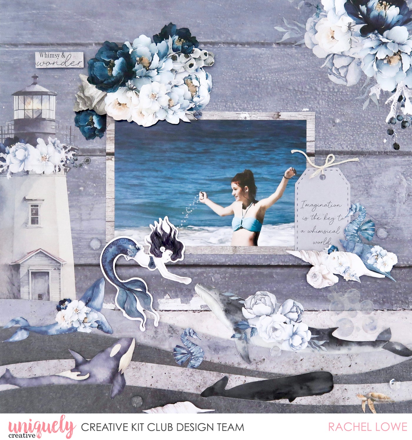 Whimsy & Wonder Layout - Rachel Lowe - Uniquely Creative