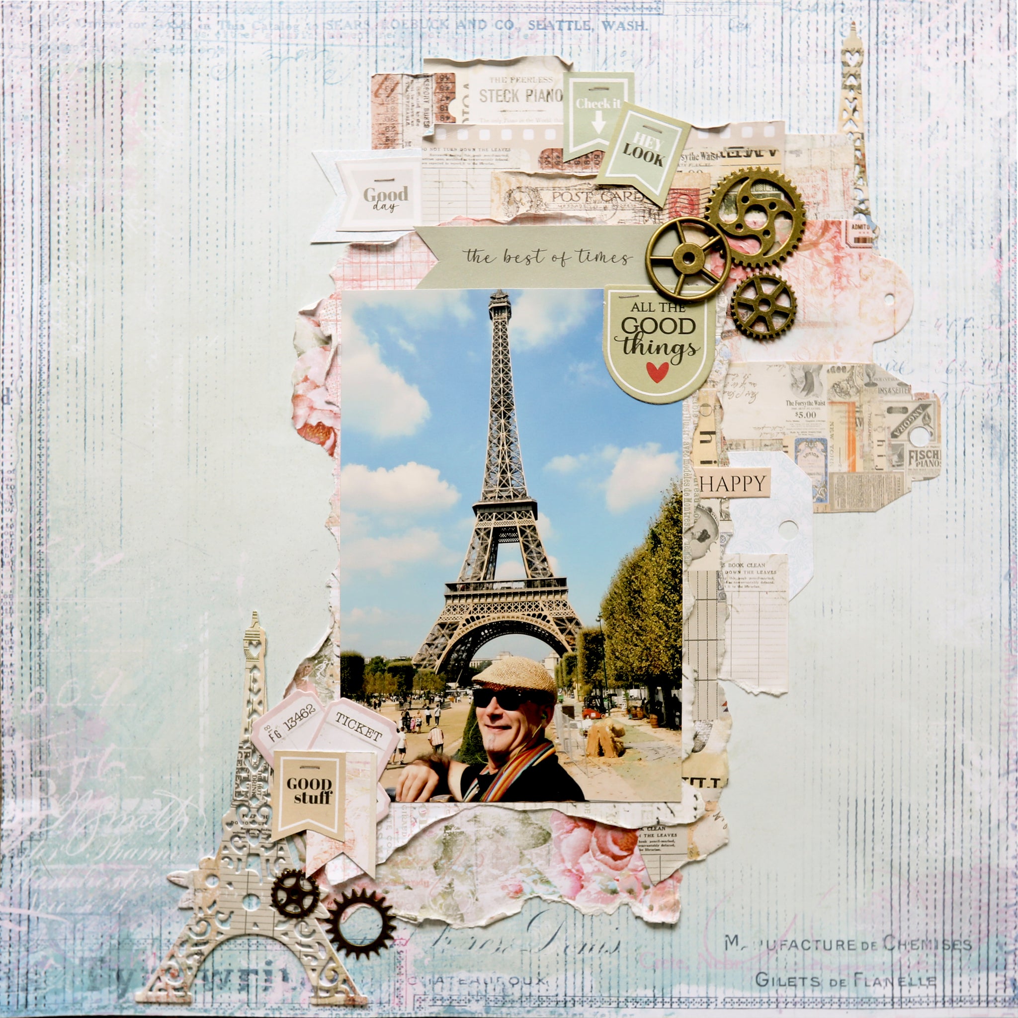Paris Scrapbooking Ideas