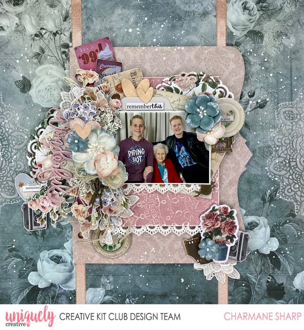 How to use a visual triangle on your scrapbooking layouts - Uniquely ...