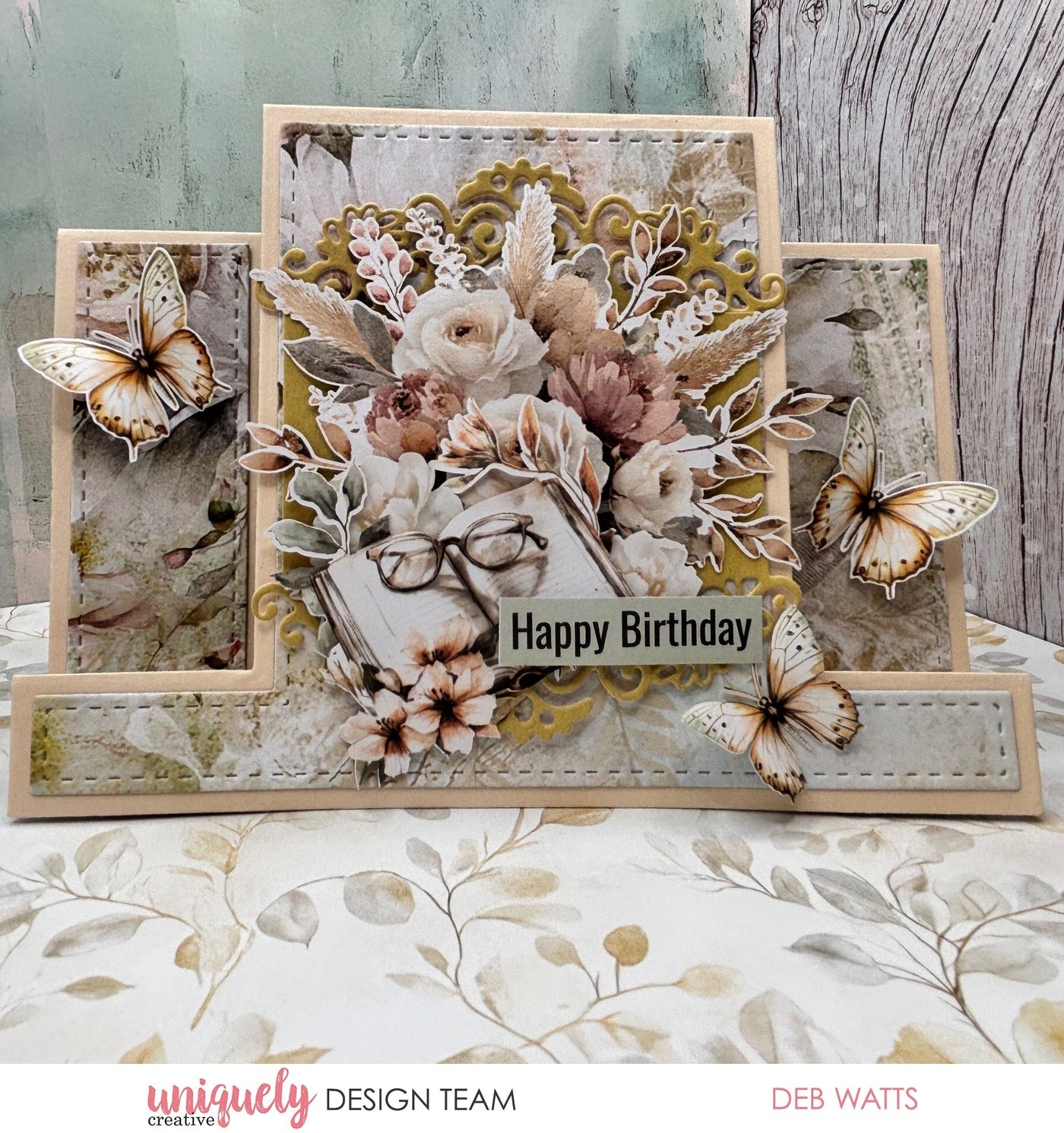 BIRTHDAY STEPPER CARD - DEB WATTS - Uniquely Creative