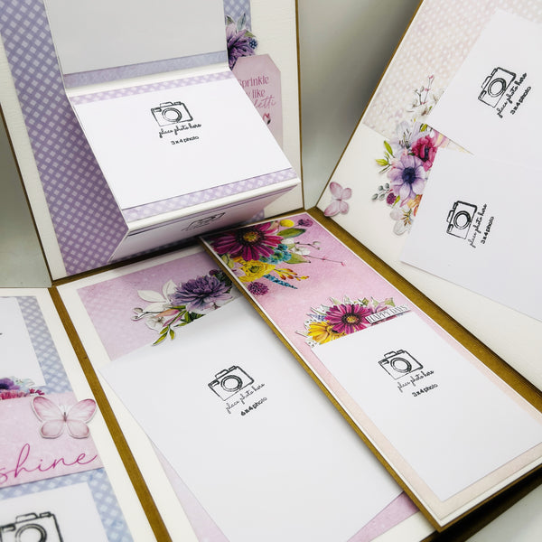 How to Make a Flip Album with Flowering Utopia - Uniquely Creative