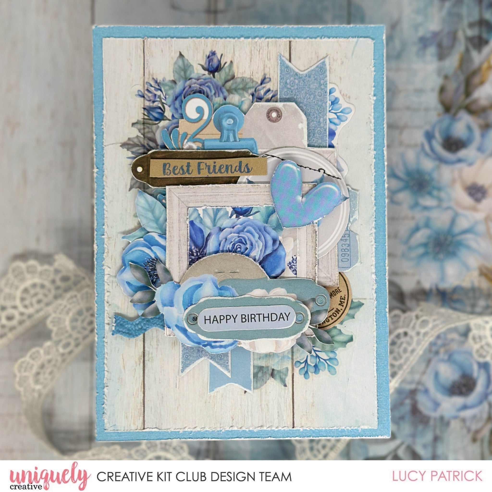 BEST FRIENDS BIRTHDAY CARD - LUCY PATRICK - Uniquely Creative