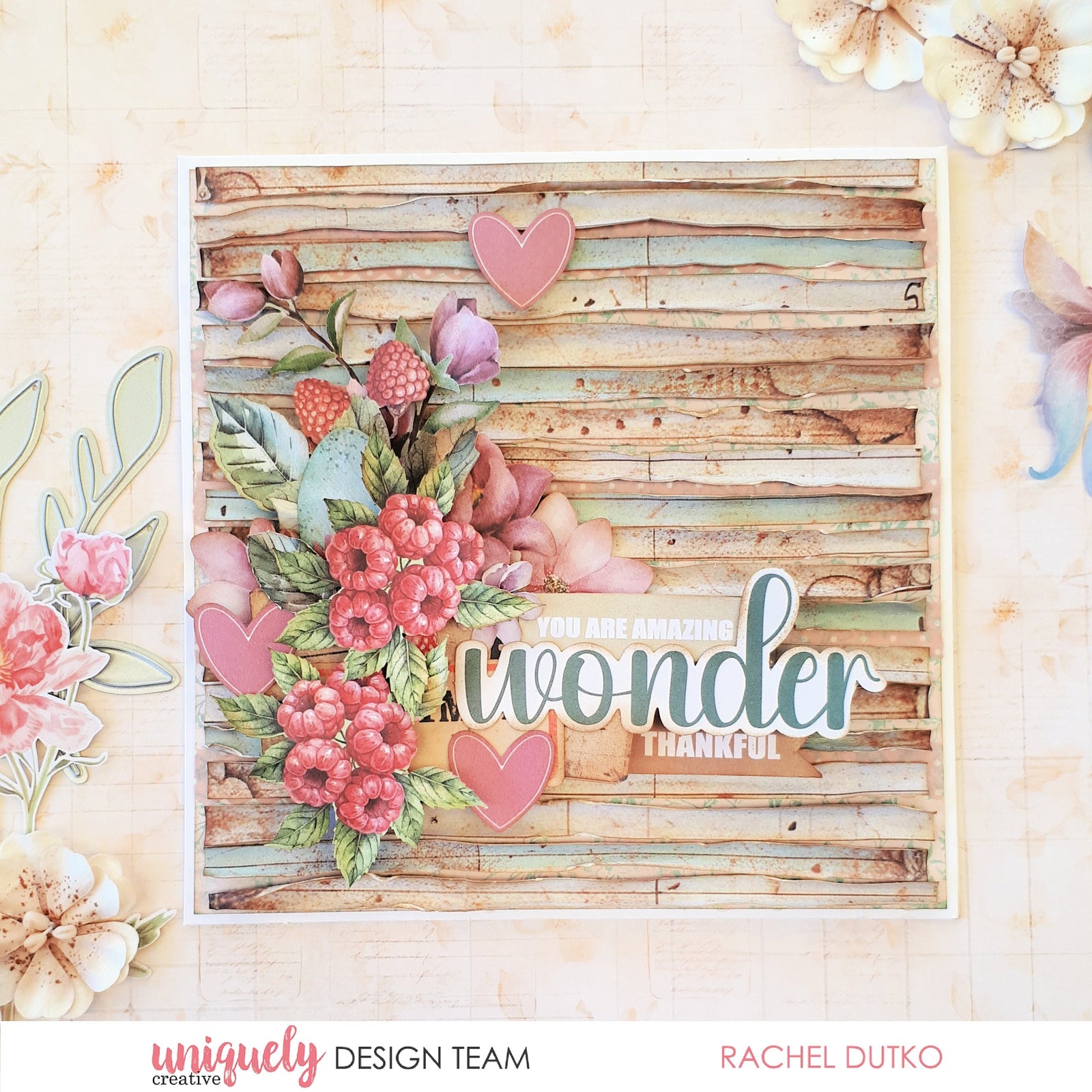 THANKFUL CARD - RACHEL DUTKO - Uniquely Creative