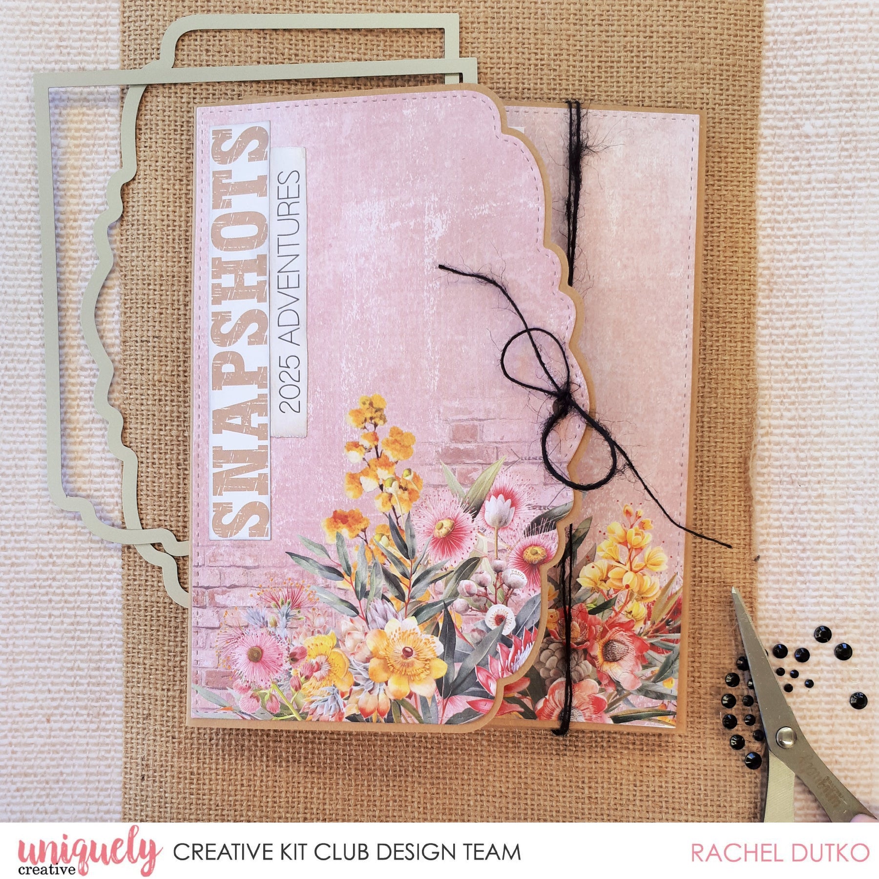 SNAPSHOTS FLIP FOLIO ALBUM TUTORIAL - RACHEL DUTKO - Uniquely Creative