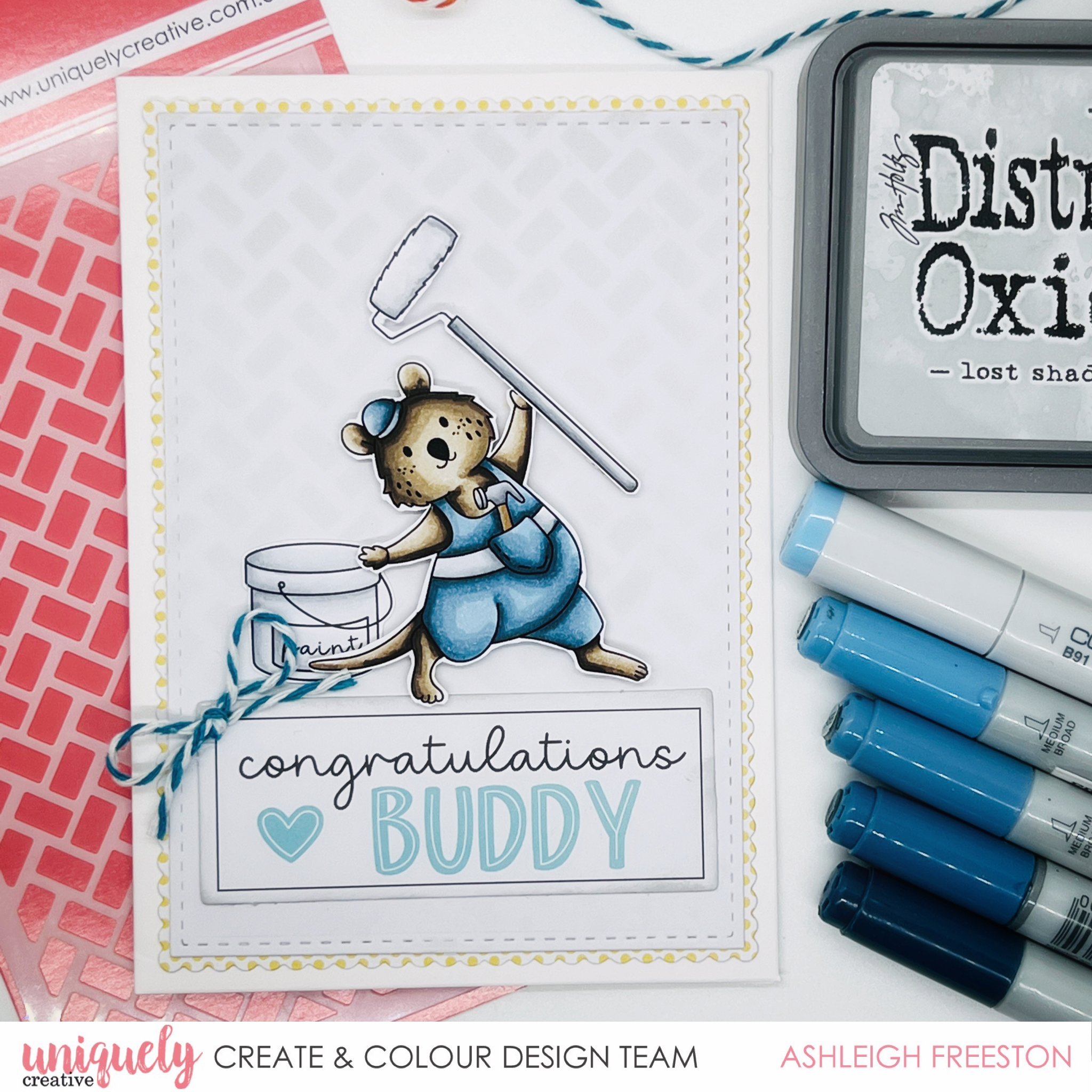 Congratulations Buddy - Ashleigh Freeston - Uniquely Creative
