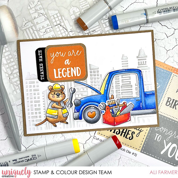 You Are A Legend Tutorial - Ali Farmer - Uniquely Creative