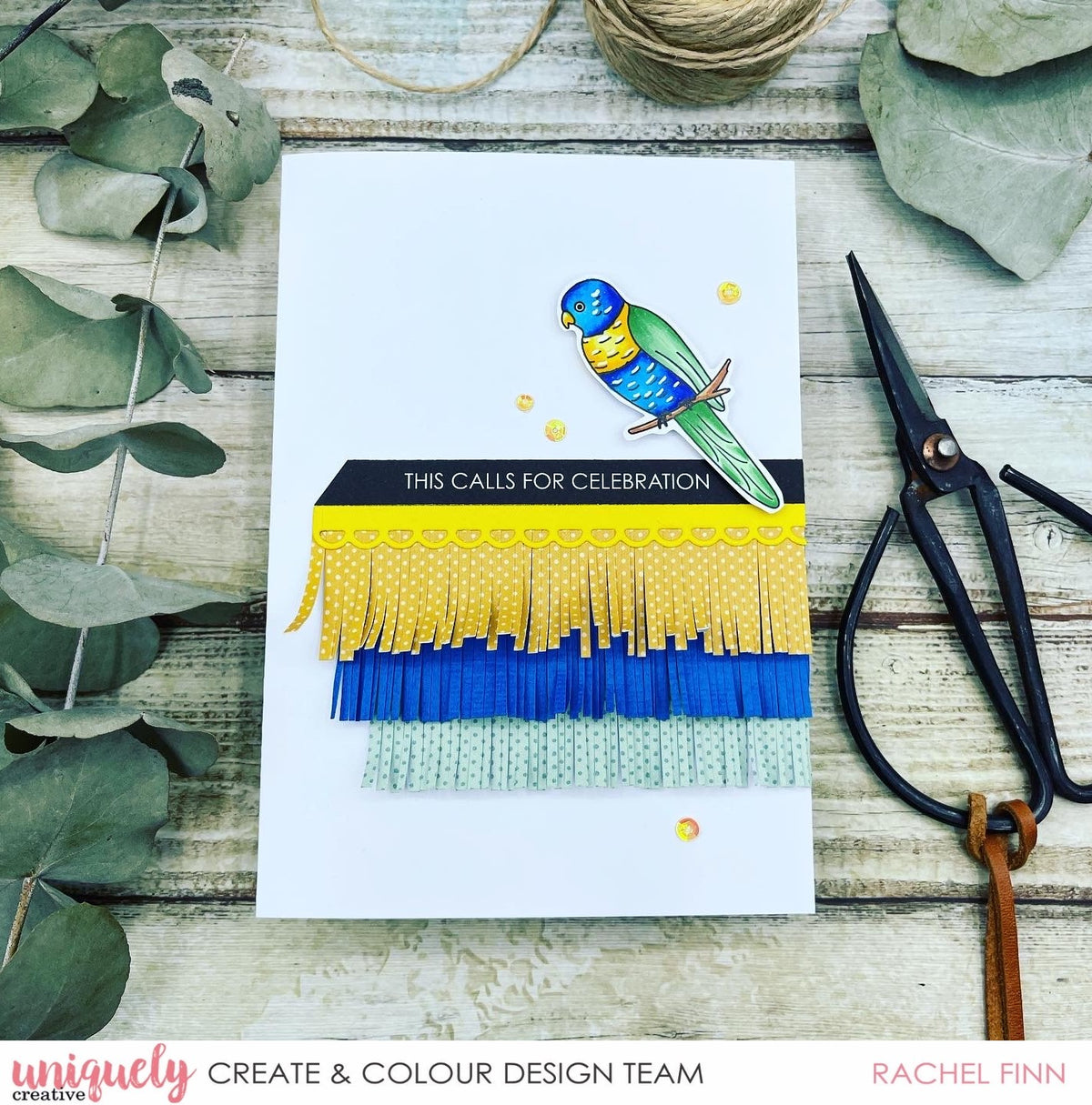 Celebration Bird - Rachel Finn - Uniquely Creative