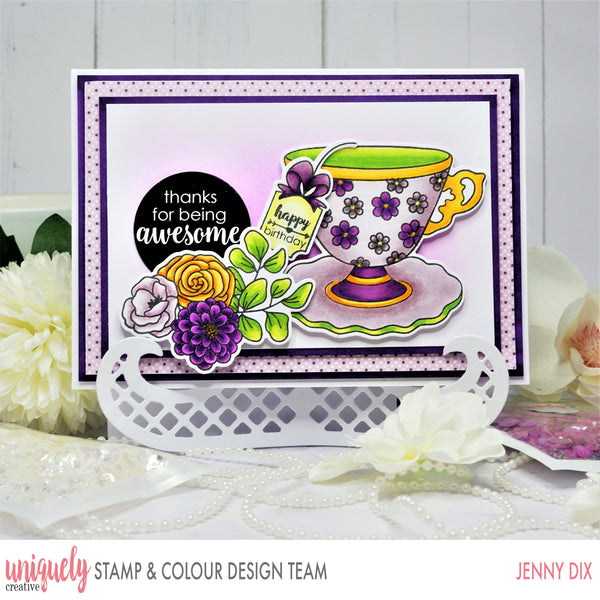Happy Birthday Card Tutorial by Jenny Dix | Uniquely Creative