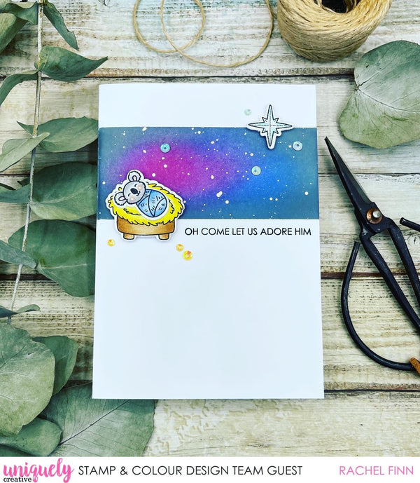 Oh Come Let Us Adore Him Tutorial - Rachel Finn - Uniquely Creative