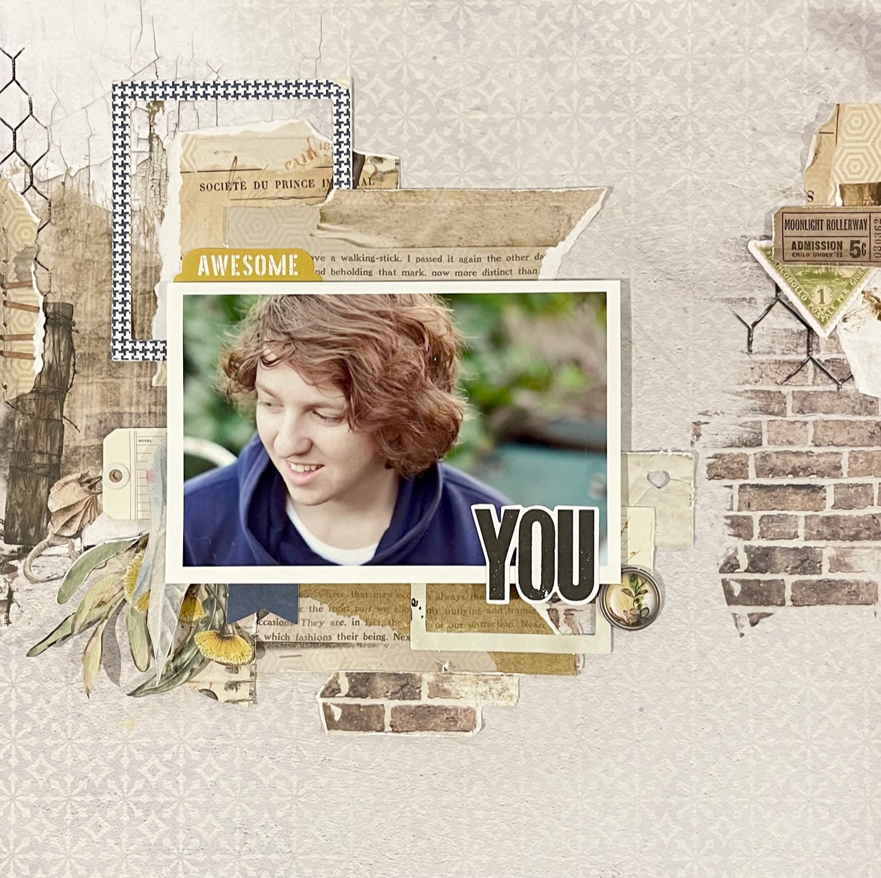 Inspiration For Male Scrapbooking Layouts - Uniquely Creative