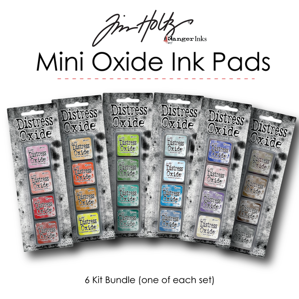 Tim Holtz Distress Mini Oxide Ink Pads - 7-12 Set Bundle - Uniquely ...