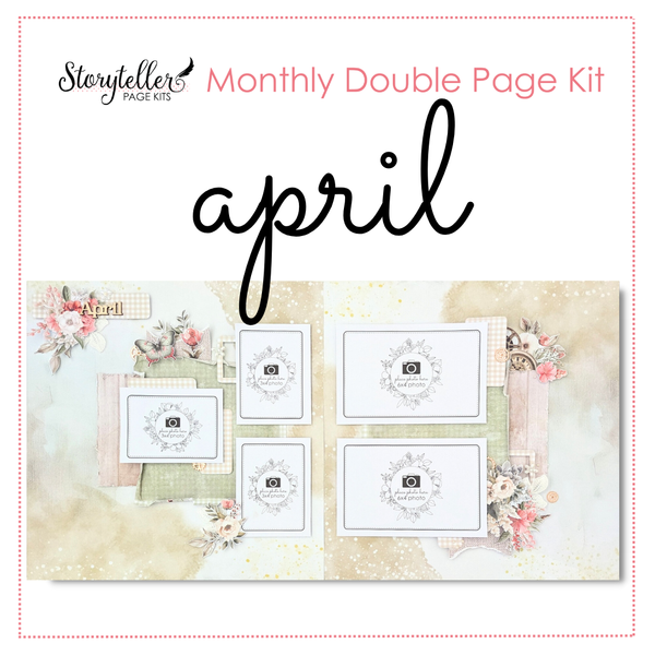 April 2025 Storyteller Page Kit - Uniquely Creative