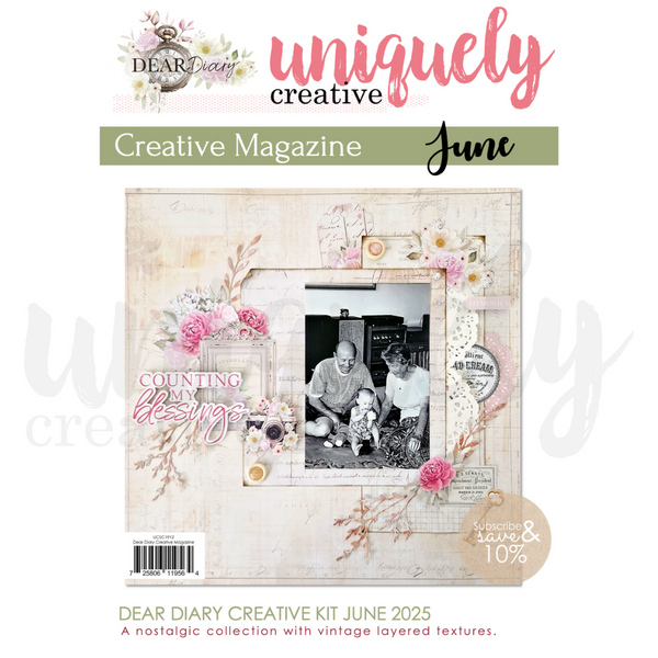 June 2025 - Dear Diary Magazine - Uniquely Creative