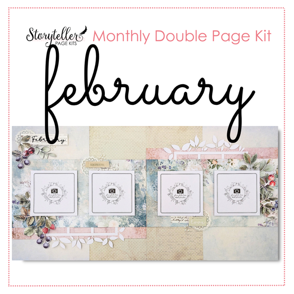 February 2026 Storyteller Page Kit - Uniquely Creative