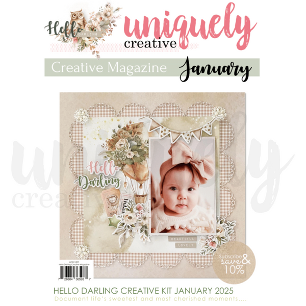 January 2025 - Hello Darling Creative Magazine - Uniquely Creative
