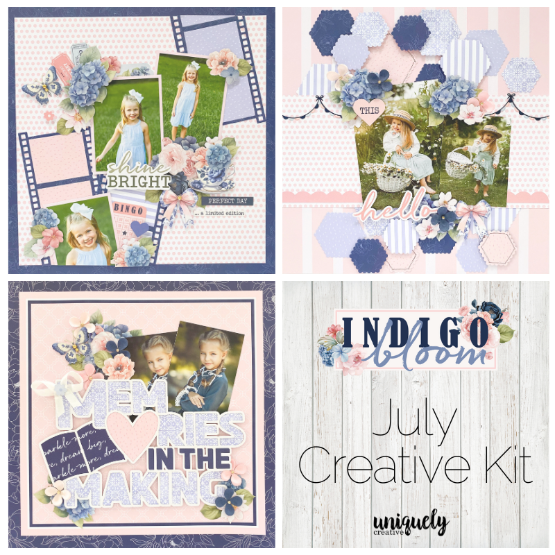 Shop Creative Monthly Scrapbooking Kits from Uniquely Creative