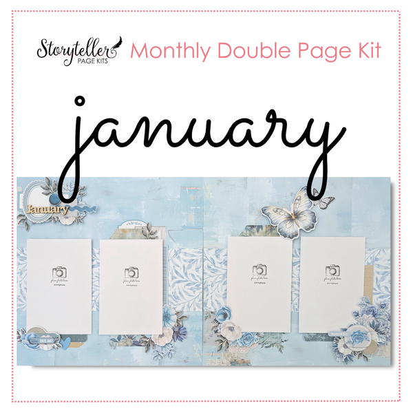 January 2025 Storyteller Page Kit - Uniquely Creative