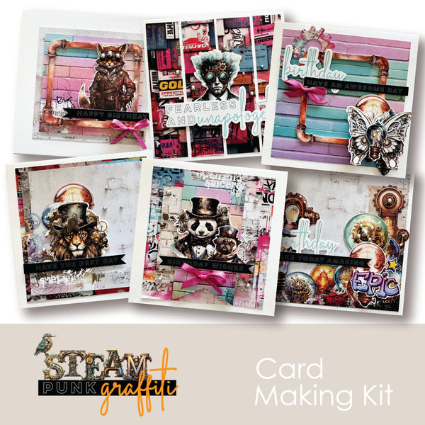 Steampunk Graffiti Card Making Kit - Uniquely Creative