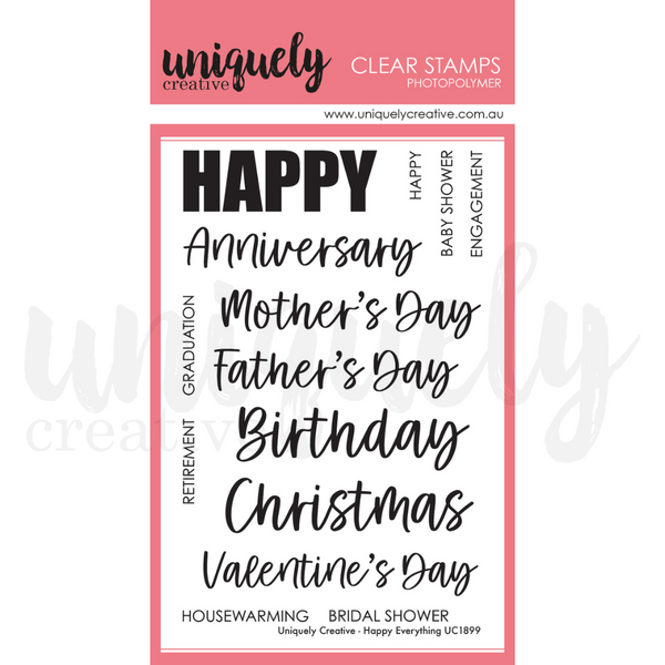 Sentiment Stamps | Craft Stamps | Uniquely Creative