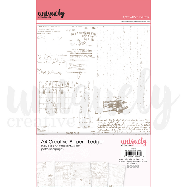 A4 Creative Paper - Ledger - Uniquely Creative