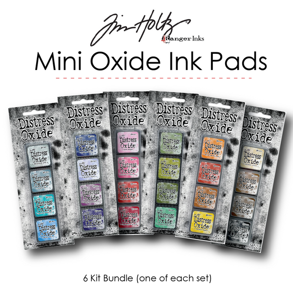 Tim Holtz Distress Mini Oxide Ink Pads - 1-6 Set Bundle - Uniquely Creative