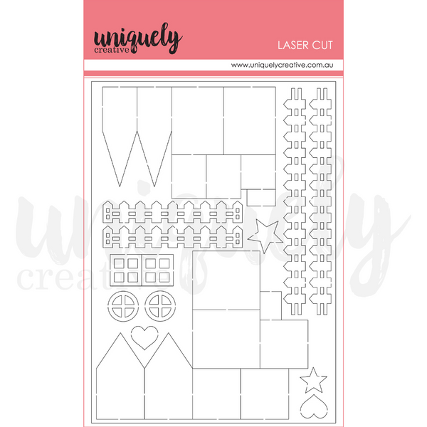 Tiny House 4 Laser Cut - Uniquely Creative